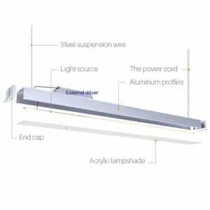 Modern Dimmable led Linear Light 4ft /8ft - GRNLED