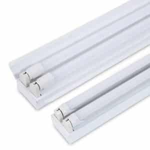LED Batten Fitting with twin LED Tube 2ft-8ft - GRNLED