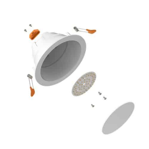 Deep Recessed SMD LED Downlight 7W-24W - GRNLED